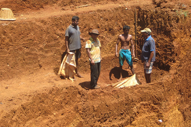 Sapphire Mining in Elahera | Orwin Products Limited